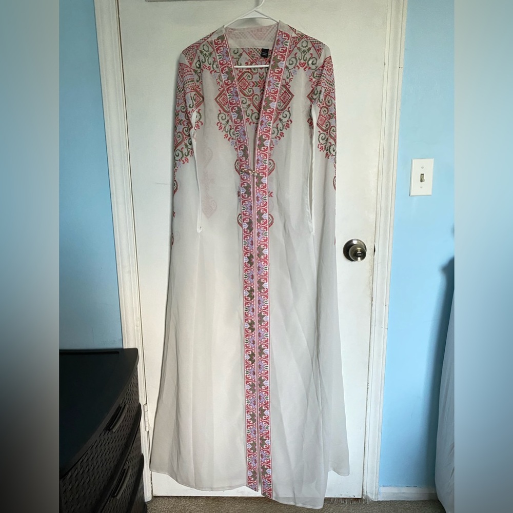 Traditional Sleeveless Jordanian Thobe Unlined And Li… - Gem